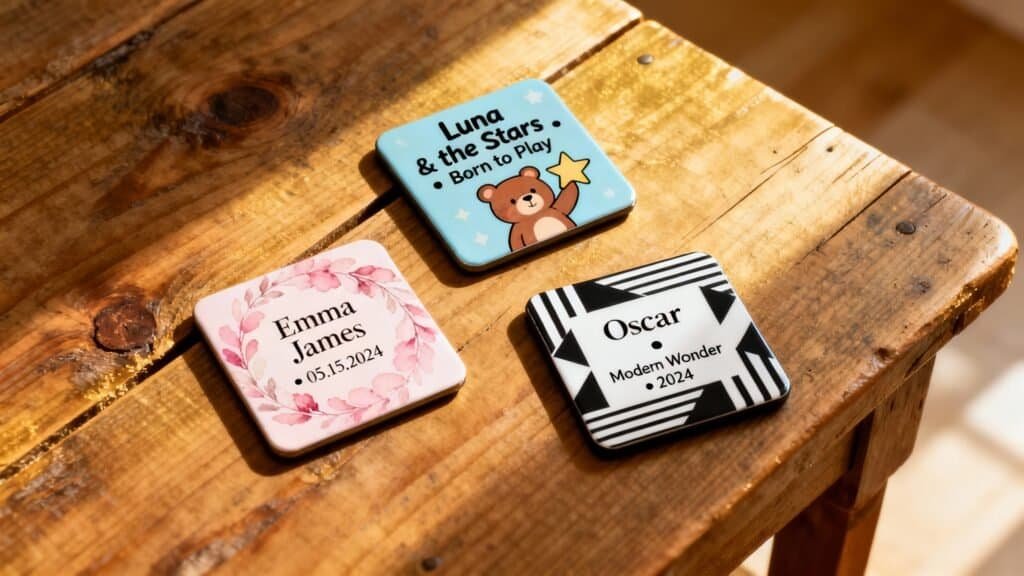 Top 3 Birth Announcement Magnet Designs to Send This Year