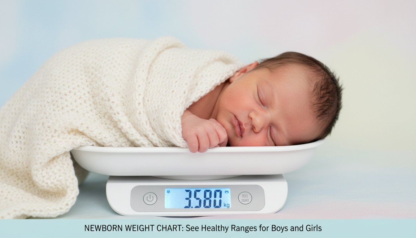Newborn Weight Chart See Healthy Ranges for Boys and Girls